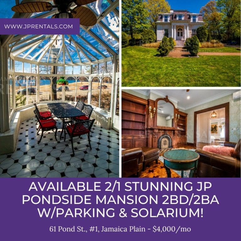 AVAILABLE February 1 – This Pondside mansion is the crown jewel of JP ...